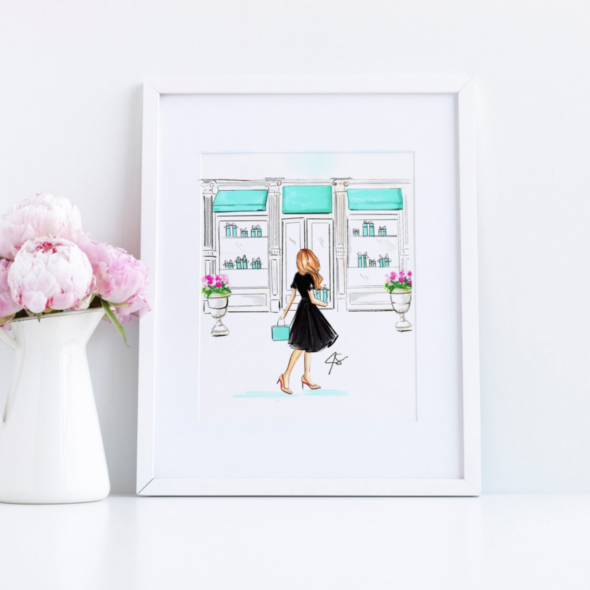 8x10 The Little Blue Box Art Print – Melsy's Illustrations