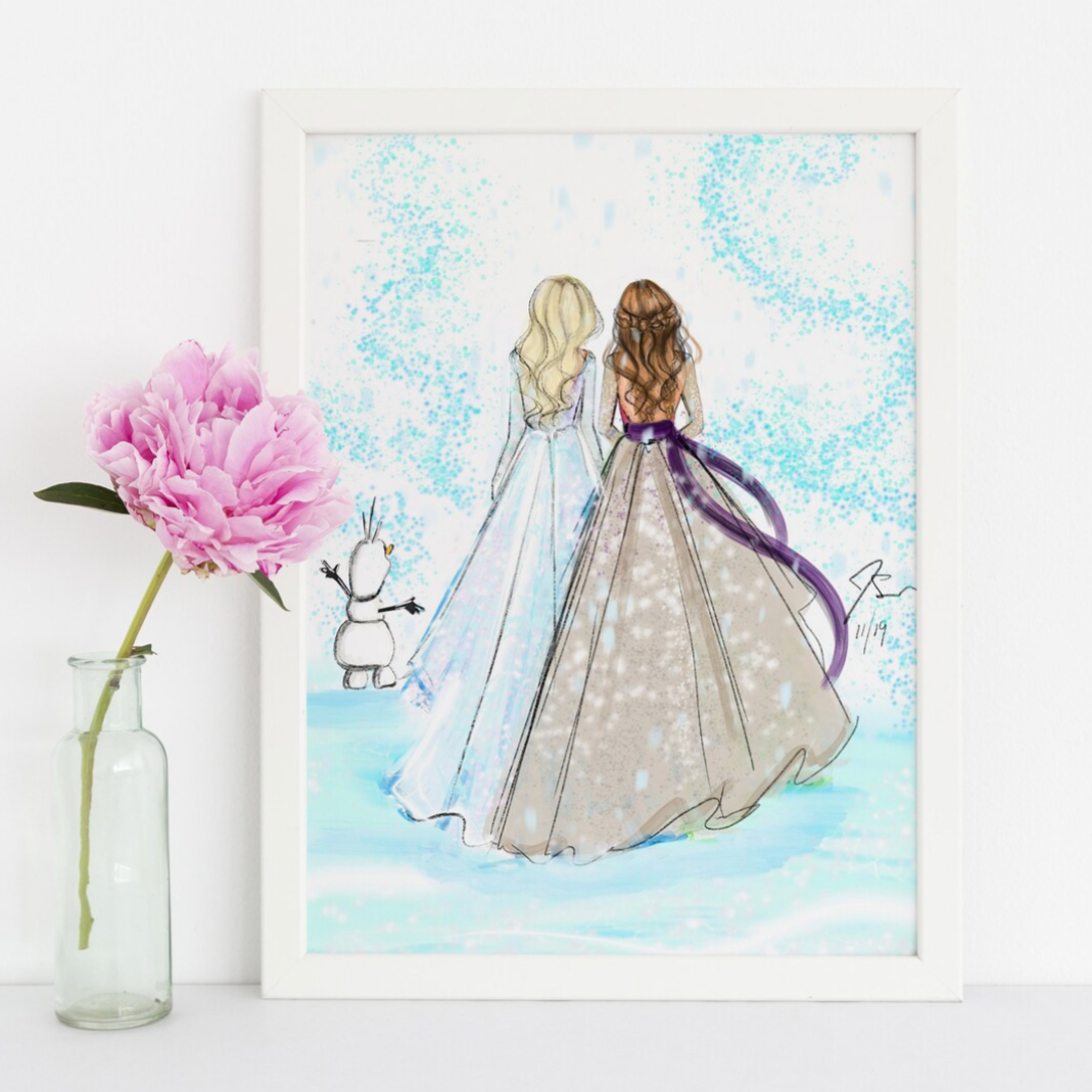 Ice Princesses Art Print – Melsy's Illustrations