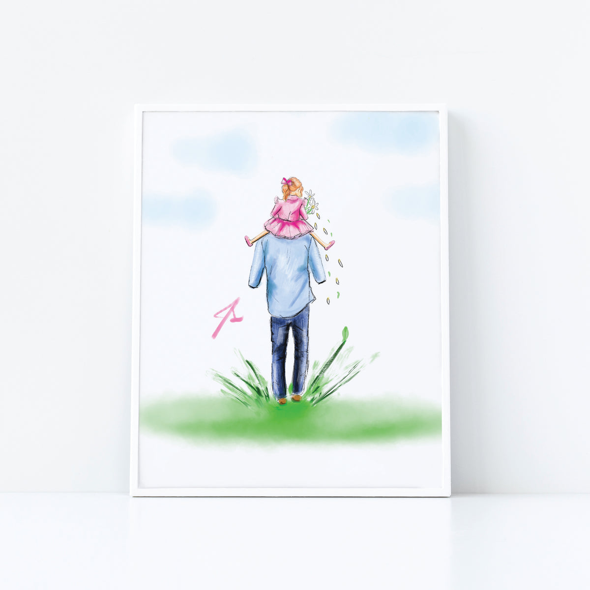 Semi-Custom He Will Always Love Me Art Print – Melsy's Illustrations