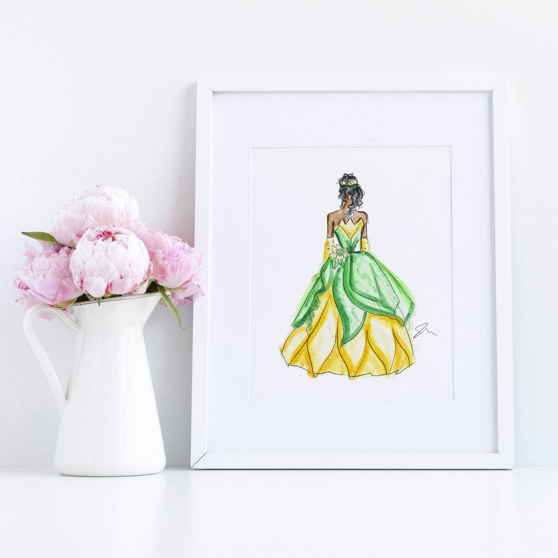 The Princess and the Frog Art Print – Melsy's Illustrations