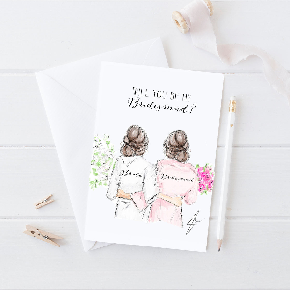 Bridal Gals Card – Melsy's Illustrations