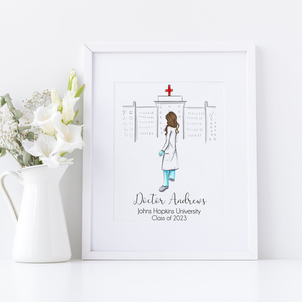 The Doctor Graduate Print – Melsy's Illustrations